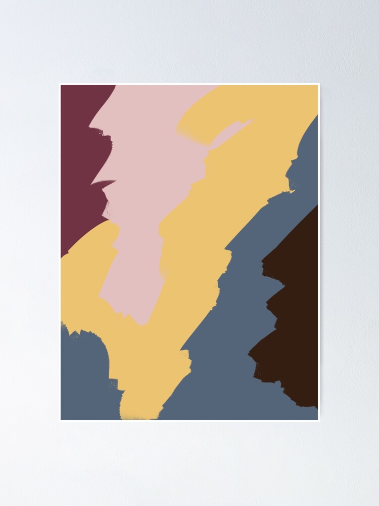 "Shapes V2" Poster for Sale by Isobel Baker | Redbubble