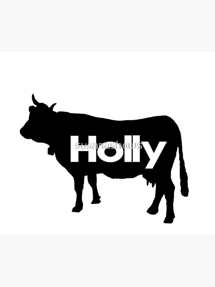 "Holly Cow" Poster by susanashows | Redbubble