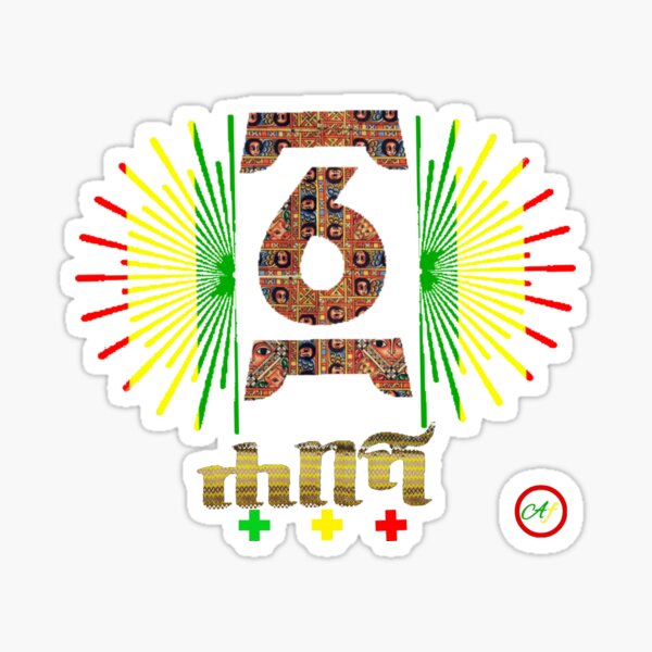 "Habesha" Sticker for Sale by Abelfashion | Redbubble