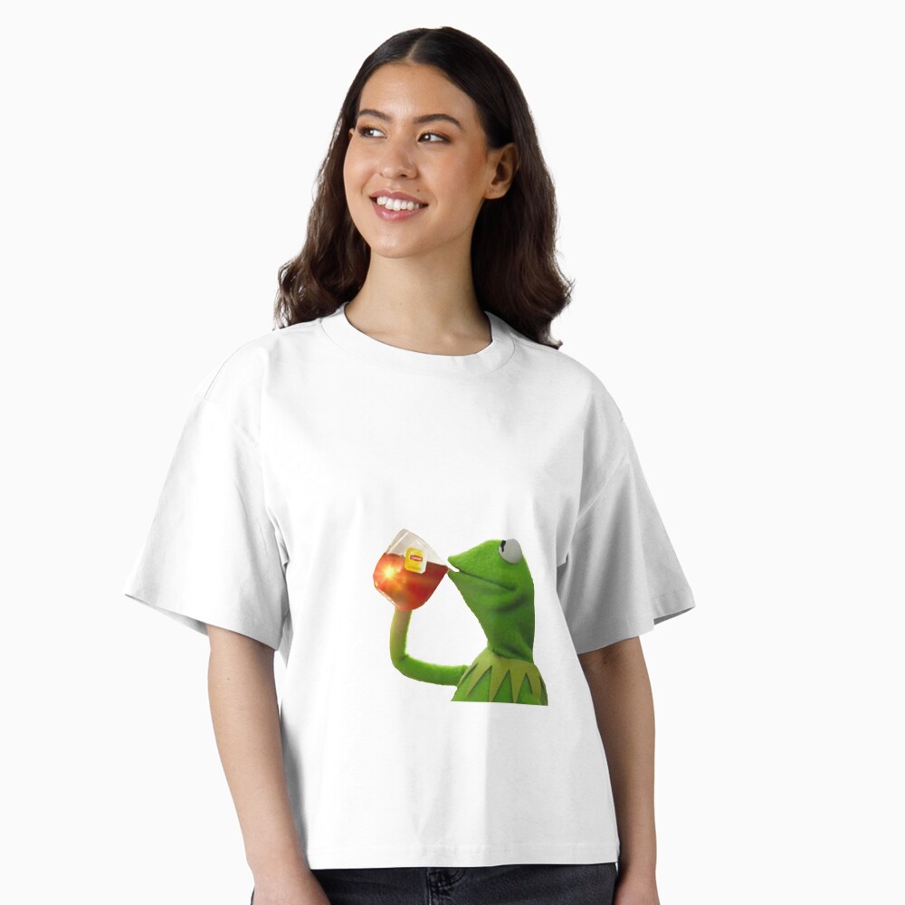 "Kermit, sipping Tea" Sticker for Sale by Making-Waves | Redbubble