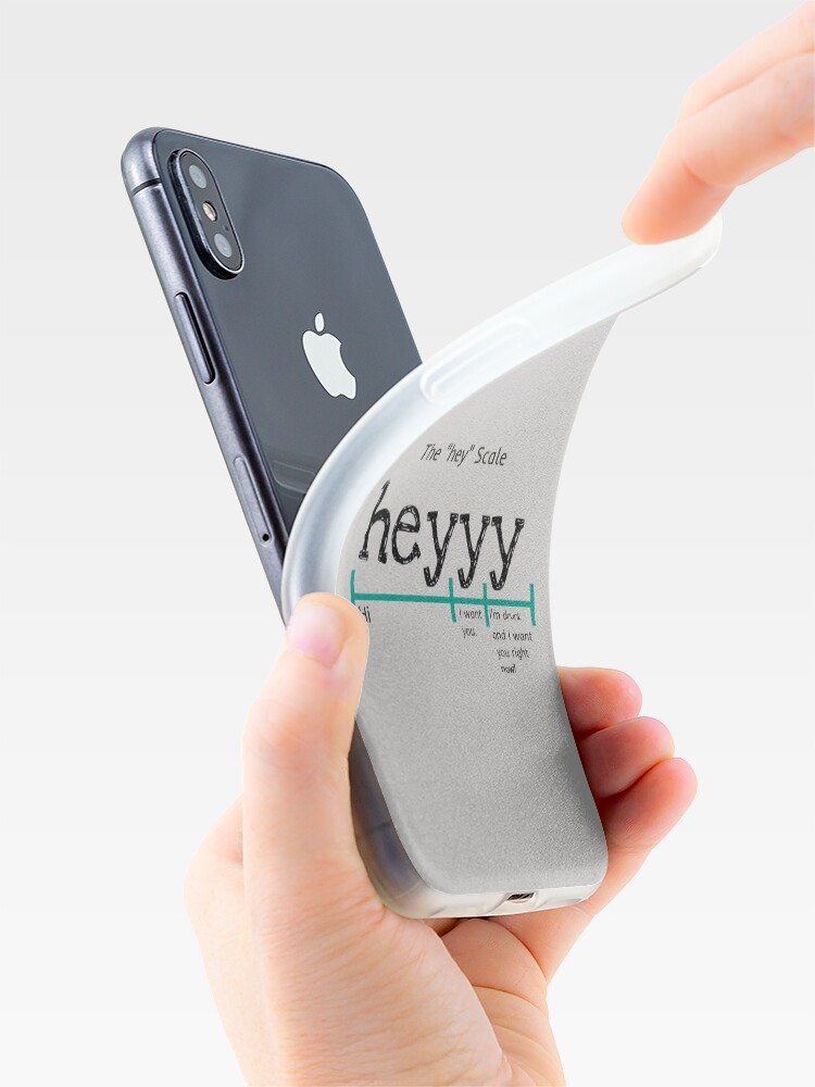 "The "hey" Scale Funny" iPhone Case for Sale by mwagie | Redbubble