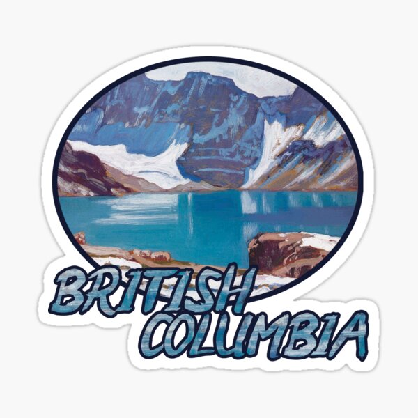 "British Columbia" Sticker for Sale by ArtExpression | Redbubble