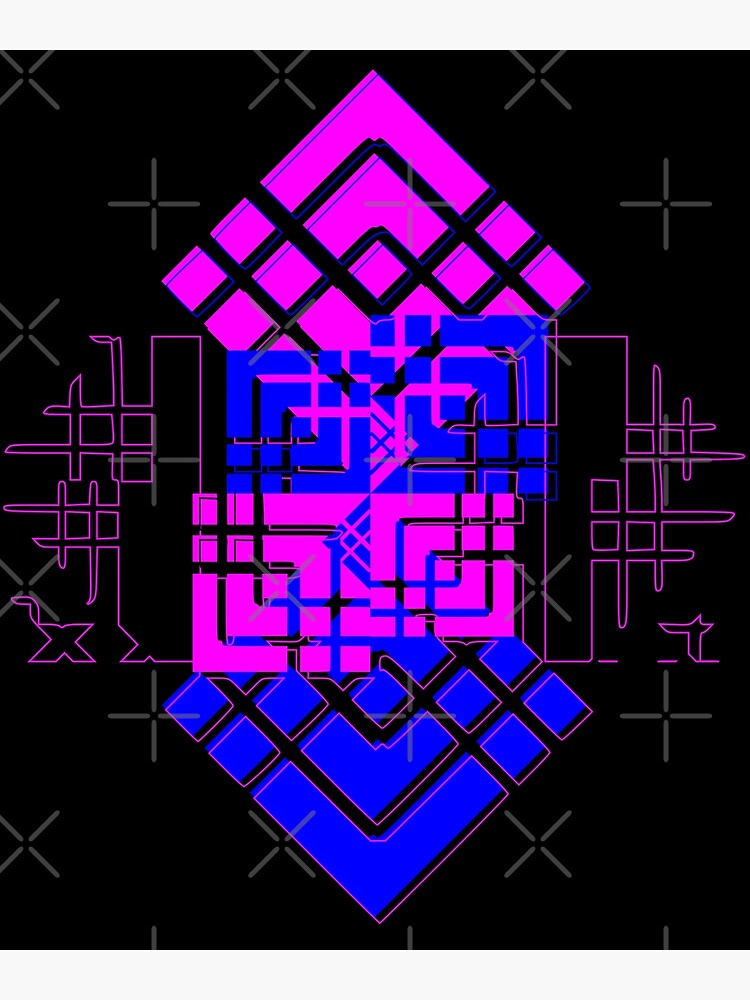 "Lost Neon" Poster for Sale by EmblemThreads | Redbubble