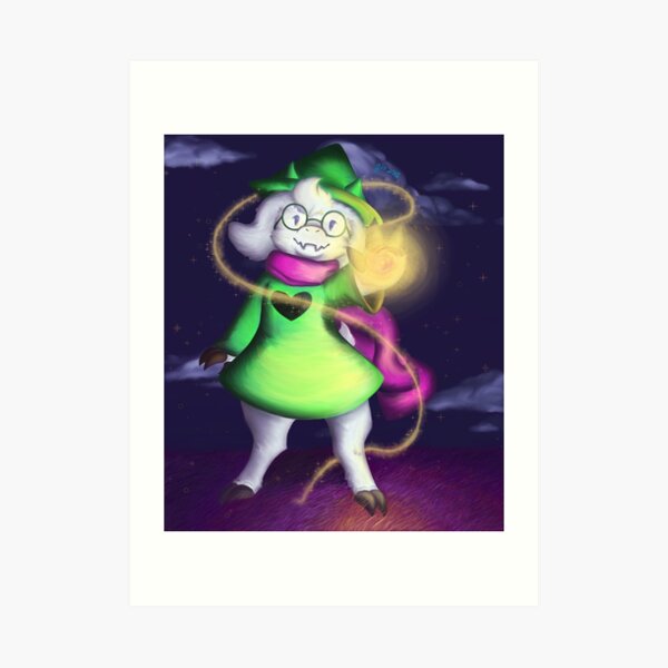 "Ralsei Deltarune" Art Print for Sale by tankerincident | Redbubble