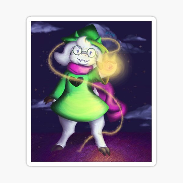 "Ralsei Deltarune" Sticker for Sale by tankerincident | Redbubble