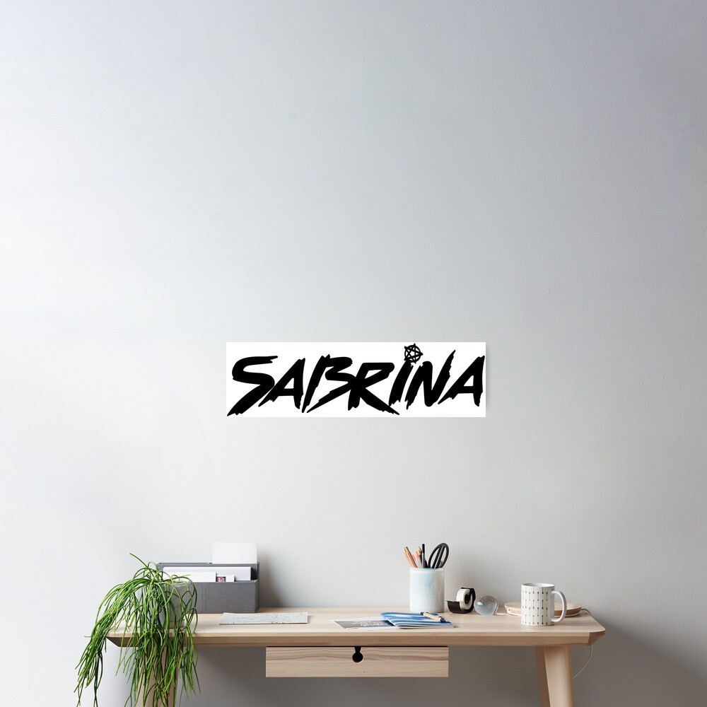 "Sabrina Logo" Poster for Sale by Johnny-S | Redbubble