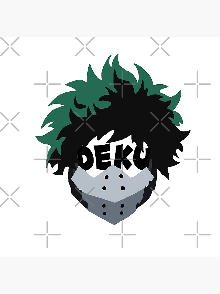 "Minimalistic Midoriya "Deku" Izuku Hero Logo" Art Print by ...