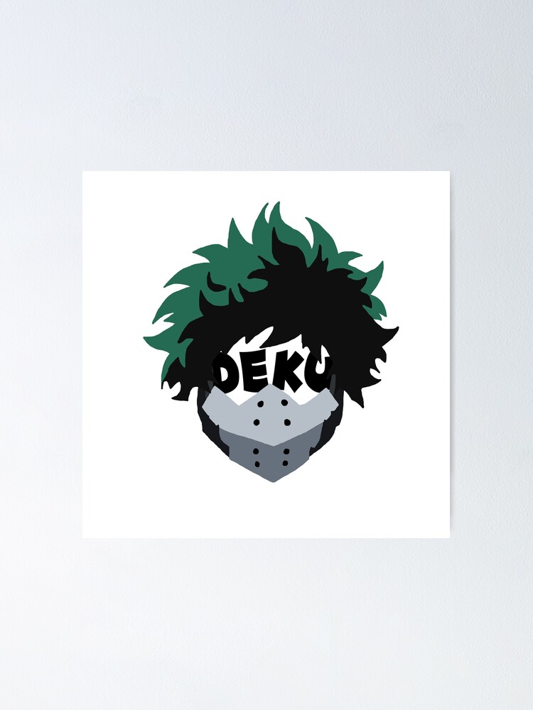 "Minimalistic Midoriya "Deku" Izuku Hero Logo" Poster for Sale by ...