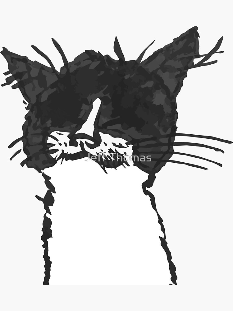 "Yeti the sweetest cat ever" Sticker for Sale by DesignJT | Redbubble