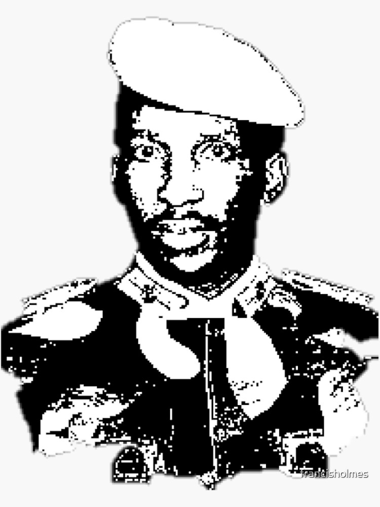 "Thomas Sankara" Sticker for Sale by francisholmes | Redbubble