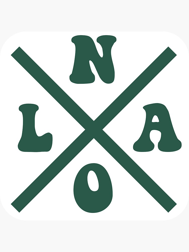 "NOLA - New Orleans" Sticker for Sale by beckbryce | Redbubble