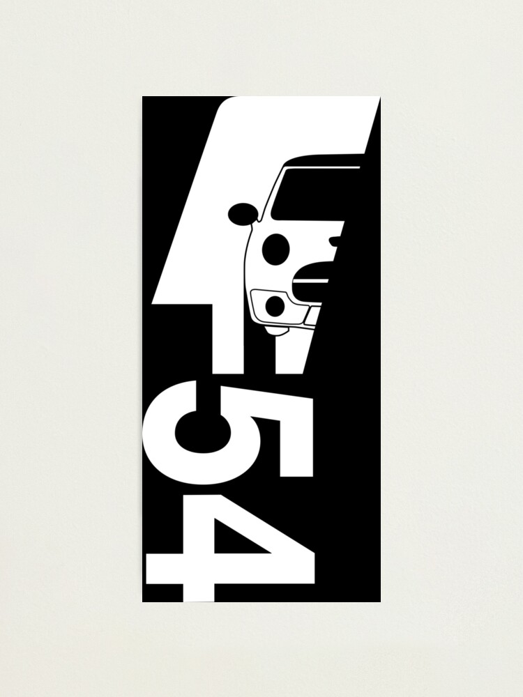"F54 MINI Cooper Clubman mutiges und einfaches Logo-Design in Weiß mit ...