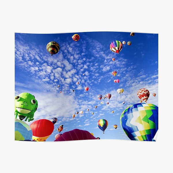 "Albuquerque New Mexico Balloon Fiesta" Poster for Sale by ...