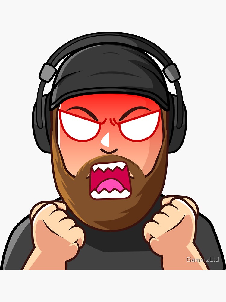 "Gamerz Rage" Sticker for Sale by GamerzLtd | Redbubble