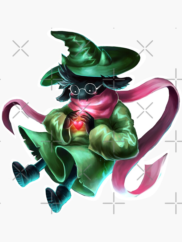 "Deltarune - Ralsei" Sticker for Sale by janevindomsart | Redbubble