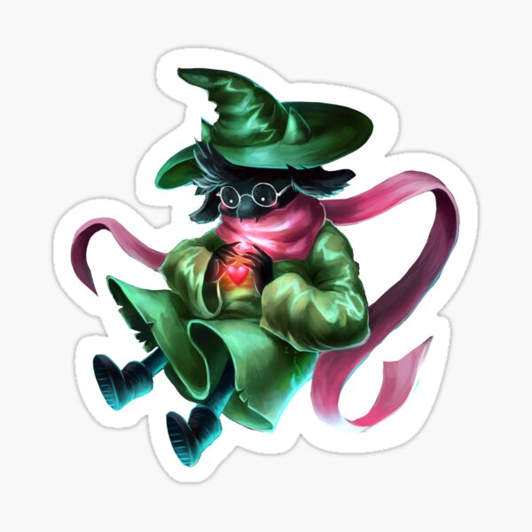 "Deltarune - Ralsei" Sticker for Sale by janevindomsart | Redbubble