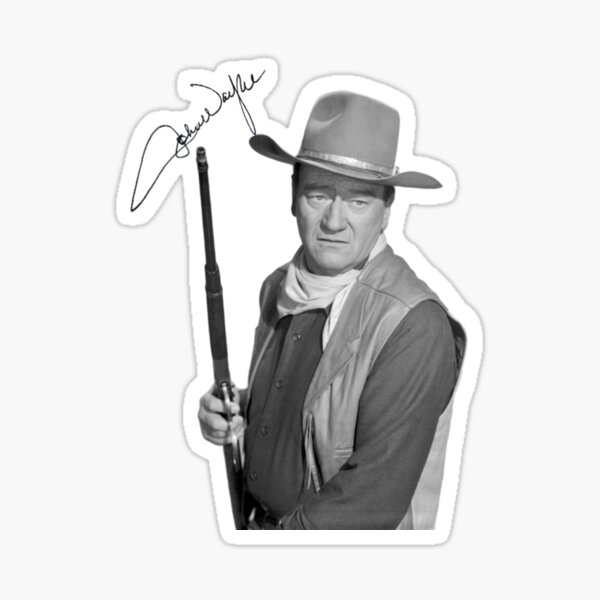 John Wayne Stickers | Redbubble