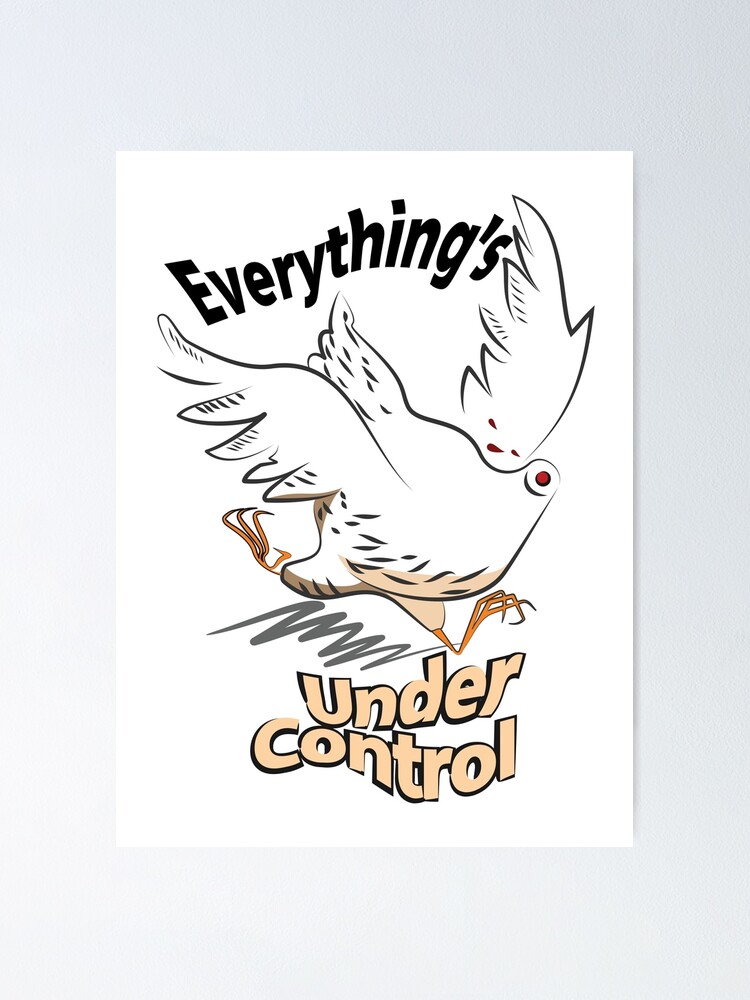 "Running around like a Headless Chicken" Poster for Sale by Robin-M ...