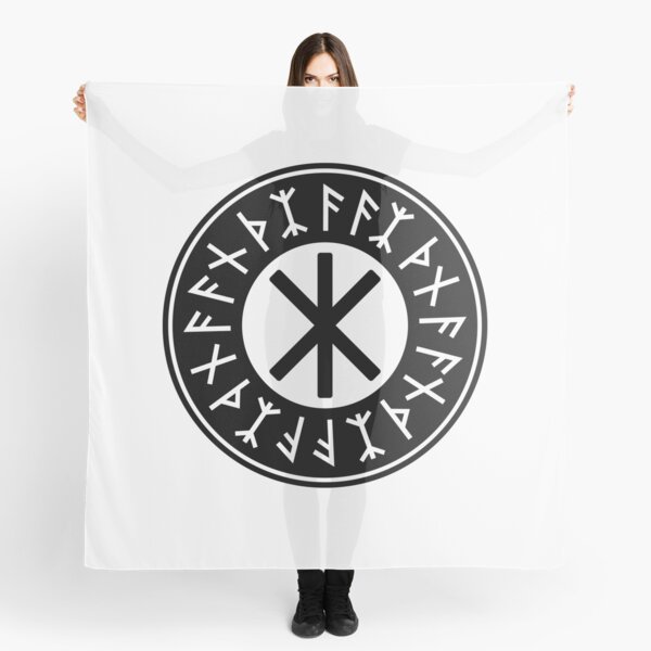 "Odin's Protection No.1 (black)" Scarf for Sale by Mystic-Land | Redbubble