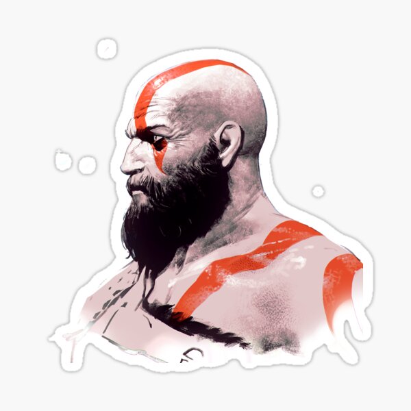 "GOW Fan Art" Sticker for Sale by KrowsDigital | Redbubble