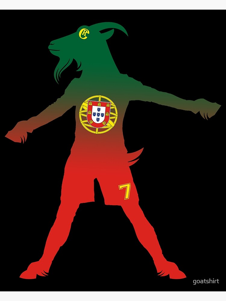 "Cristiano Ronaldo GOAT" Poster for Sale by goatshirt | Redbubble