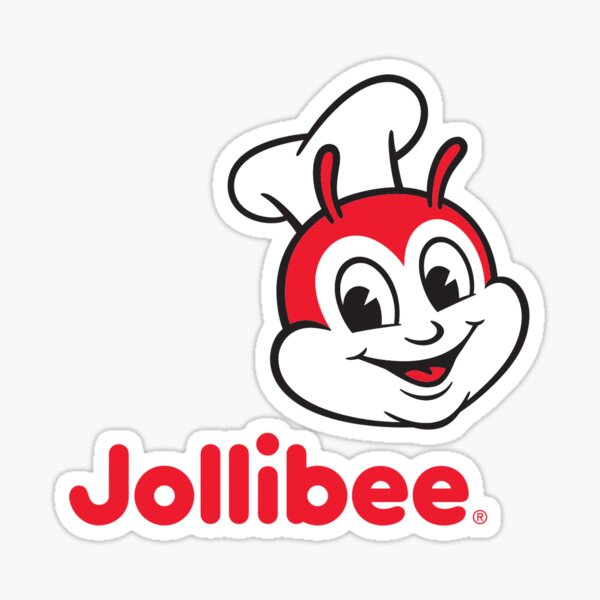"Jollibee" Sticker for Sale by JD51N | Redbubble