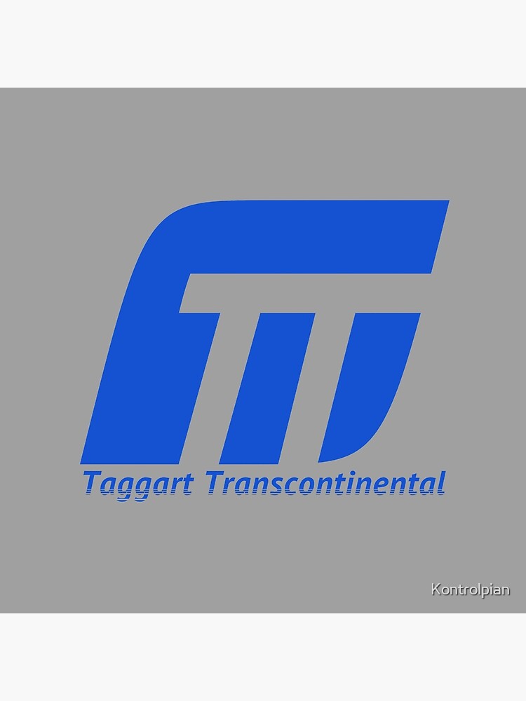"Taggart Transcontinental Logo" Throw Pillow for Sale by Kontrolpian ...