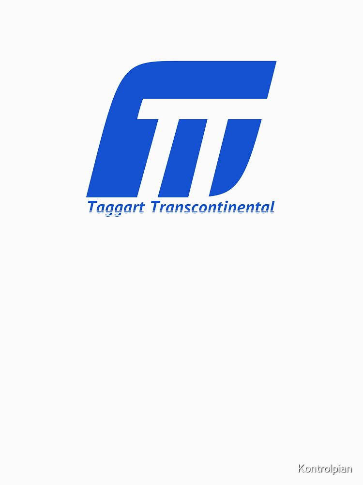 "Taggart Transcontinental Logo" T-shirt for Sale by Kontrolpian ...