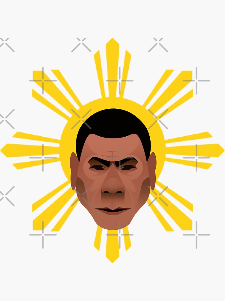 "Philippine President Duterte" Sticker for Sale by ijoshtherefore ...