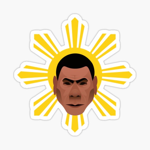 "Philippine President Duterte" Sticker for Sale by ijoshtherefore ...