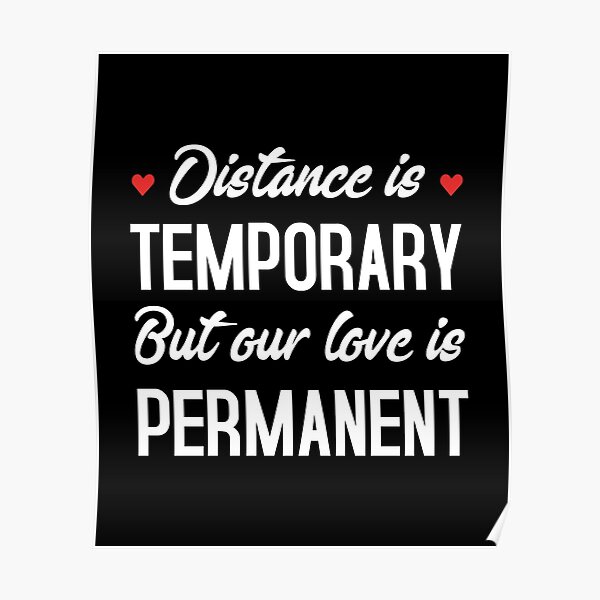 "Long Distance Relationship: Distance Is Temporary But Our Love Is ...