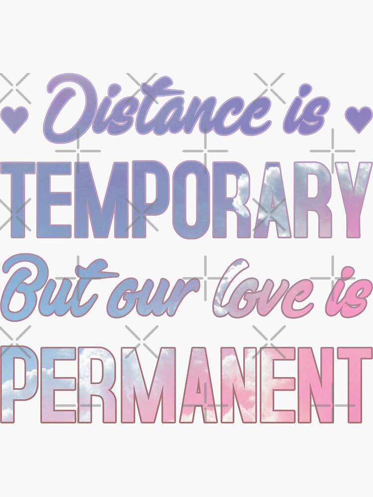 "Long Distance Relationship: Distance Is Temporary But Our Love Is ...
