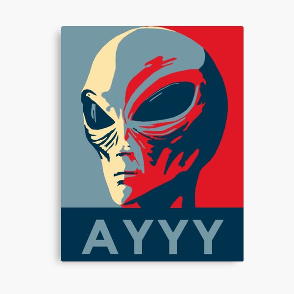 Ayy Lmao Canvas Prints | Redbubble