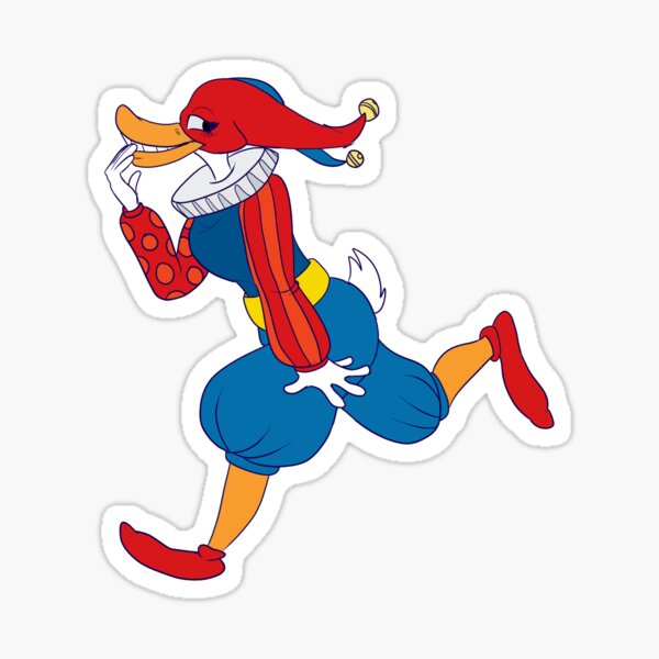 "Female Quackerjack - Darkwing Duck" Sticker by CamyWolfy | Redbubble