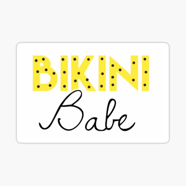 Bikini Babe Stickers | Redbubble