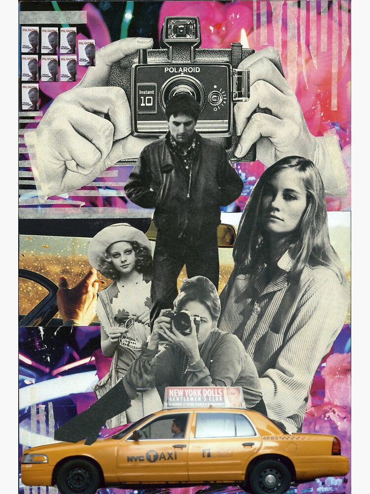 "Cult Classic Collages - Taxi Driver " Sticker by JadeHylton | Redbubble