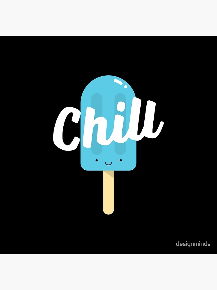 "Chill Ice Pop" Poster by designminds | Redbubble