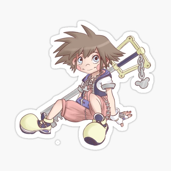 "Sora Kingdom hearts" Sticker for Sale by JoohFugoro | Redbubble
