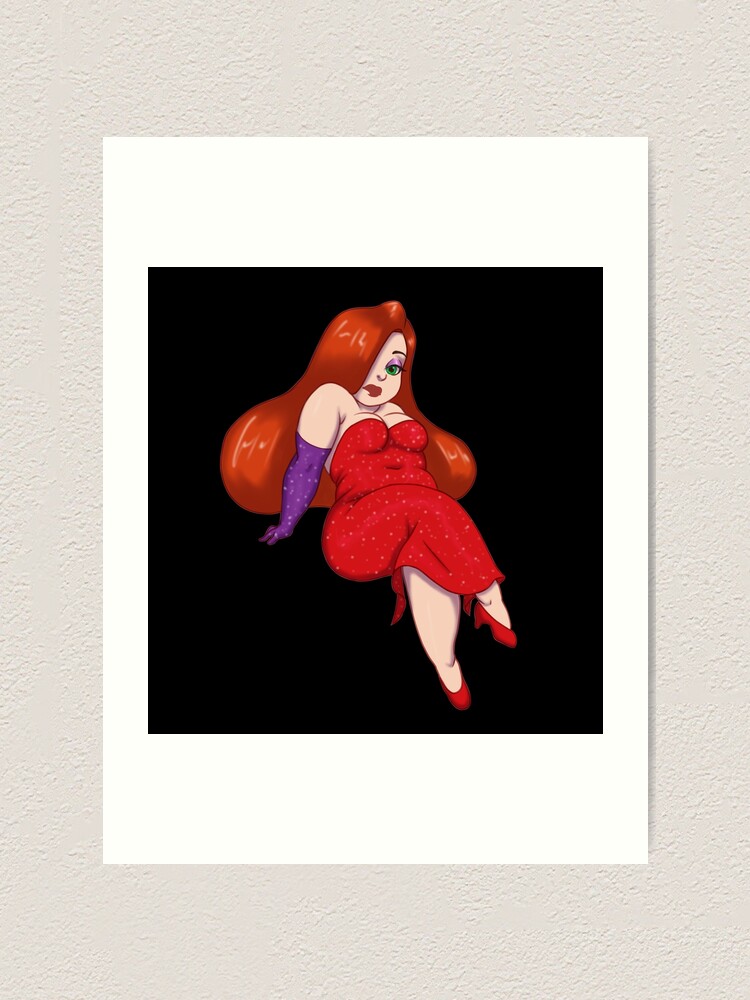 "Chubby Jessica Rabbit" Art Print for Sale by milkcioccolato | Redbubble
