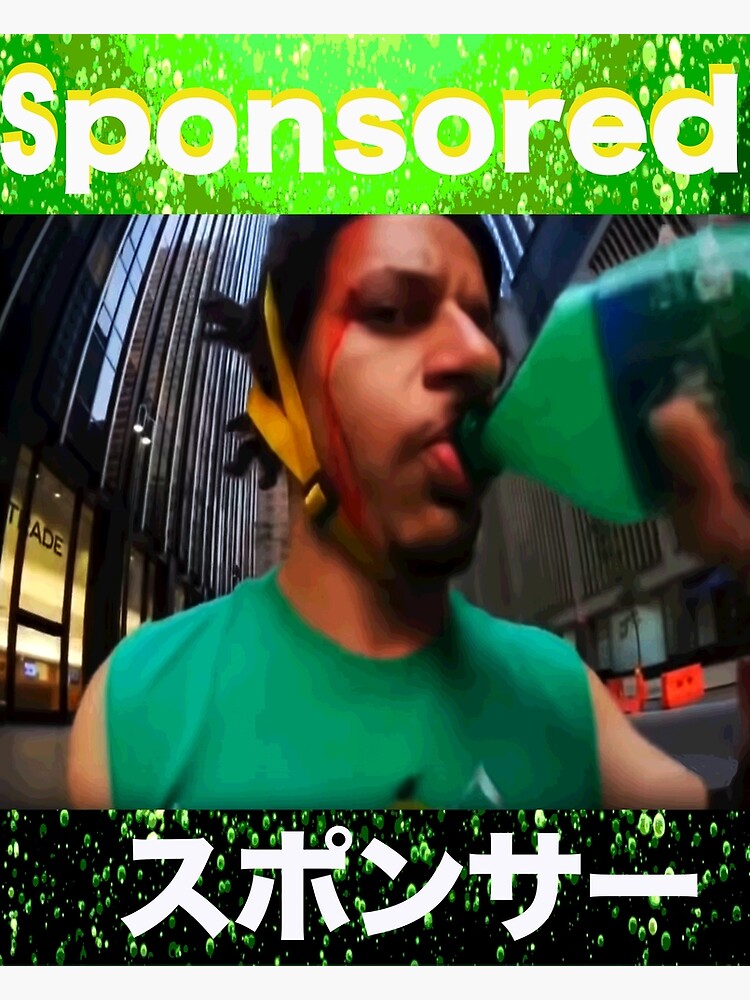 "Eric Andre Sponsered " Poster by Nonamerspod | Redbubble