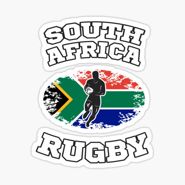 "Springboks South Africa Rugby Items" Sticker by Babacarino | Redbubble