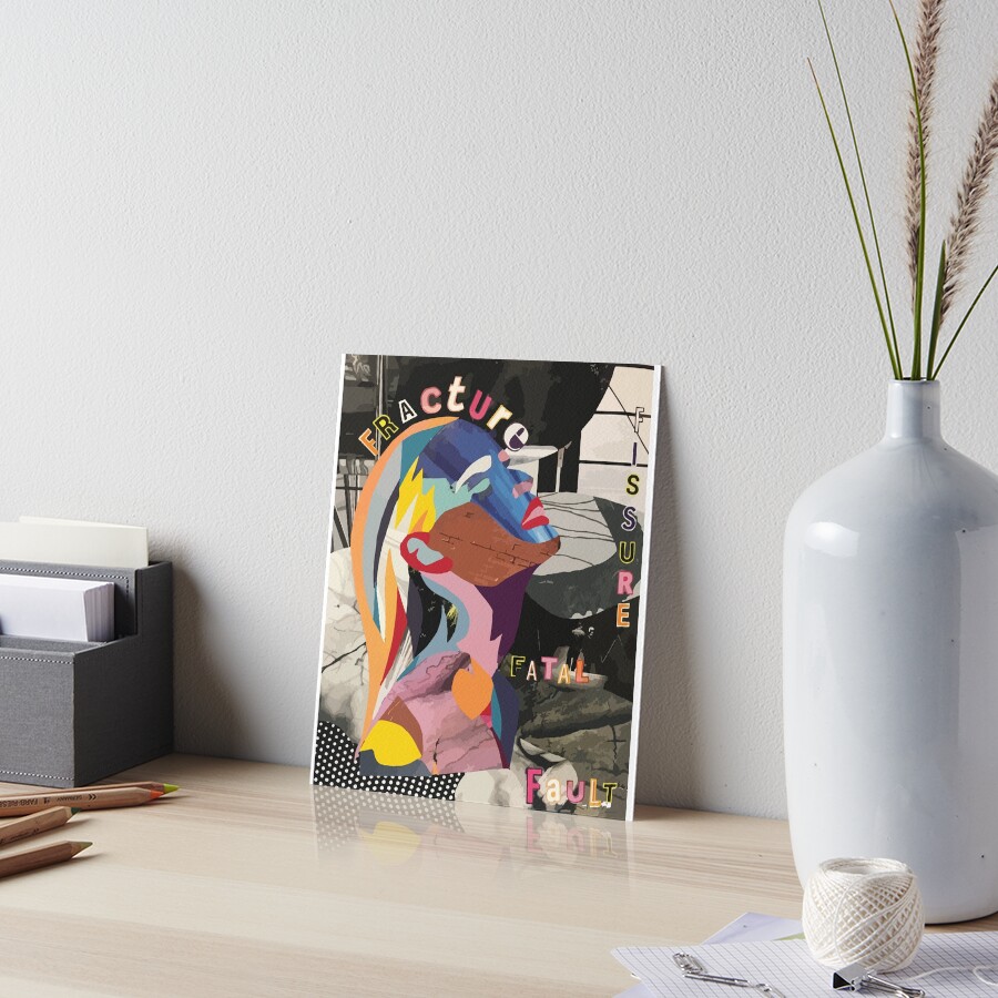 "Fracture" Art Board Print by AngryTrees | Redbubble