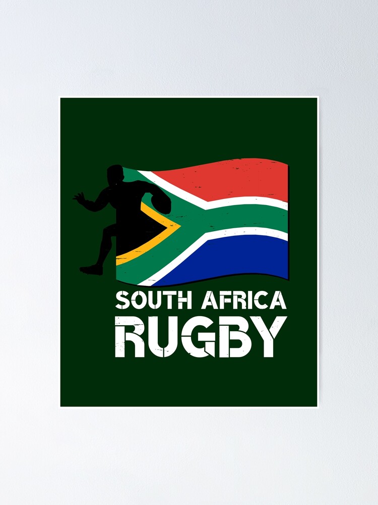 "South Africa Flag Rugby " Poster for Sale by d247 | Redbubble
