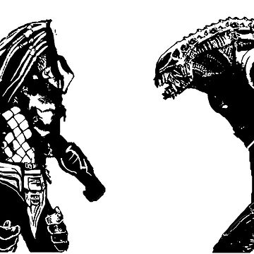 "Alien VS Predator" Sticker for Sale by Paige Lucas-Dean | Redbubble