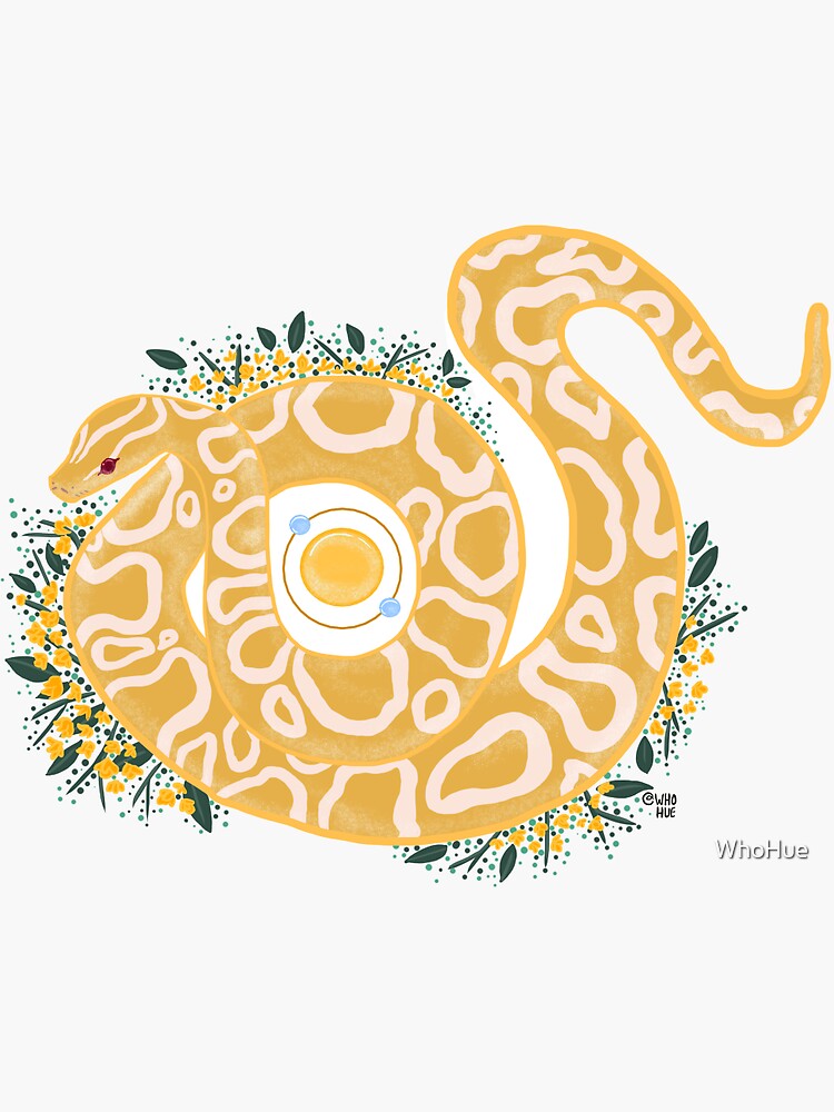 "Sun Boa" Sticker for Sale by WhoHue | Redbubble