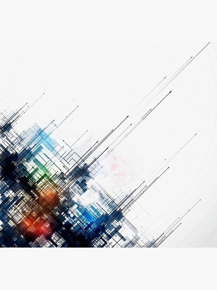 "Pixelized Paint Splatter Line Art" Poster for Sale by SpamiltonPrints ...