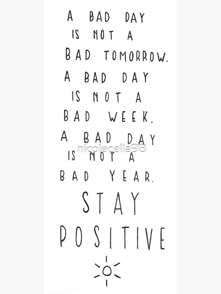 "Bad Day" Sticker for Sale by nicolecella98 | Redbubble