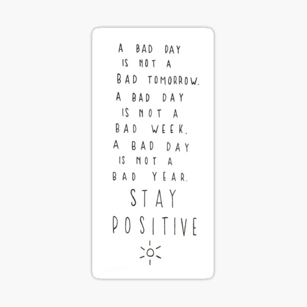 "Bad Day" Sticker for Sale by nicolecella98 | Redbubble