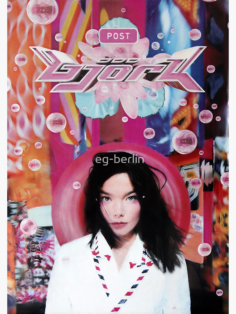 "Björk - Post" Sticker for Sale by eg-berlin | Redbubble