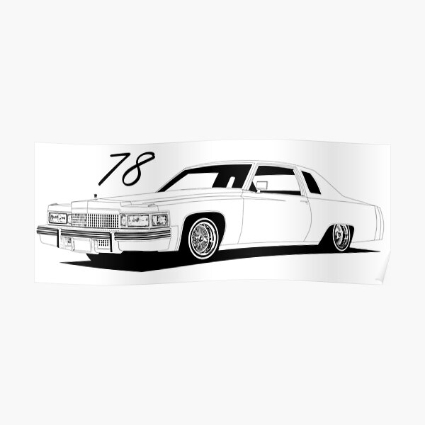 "78 cadillac" Poster by ThornyroseShop | Redbubble